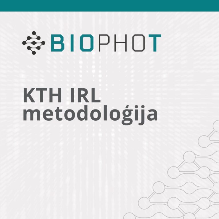 KTH IRL methodology: recording and proceedings available - BioPhoT